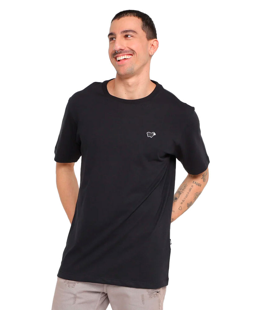 Camiseta Lost Basics Sheep - Preto- LOST2803|10 Camiseta Lost Basics Sheep - Preto- LOST2803|10